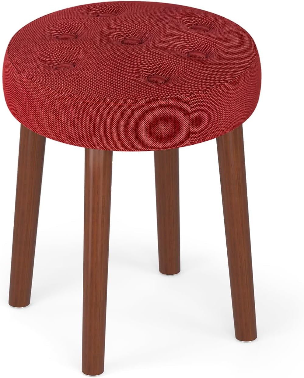 Stool, Round Makeup Vanity Stool Side Table, Vanity Chair Ottoman Rest ...