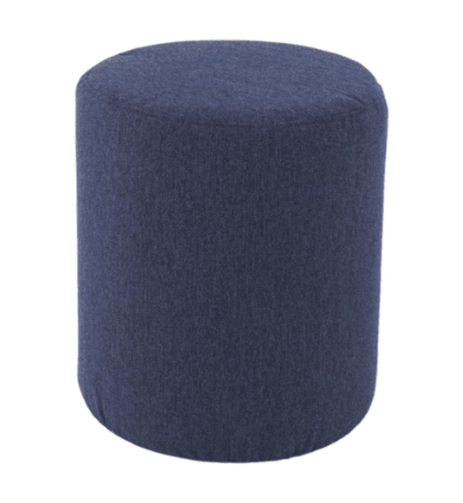 Stool | Round Pouf Ottoman – Lightweight Circular Footrest or Table for ...