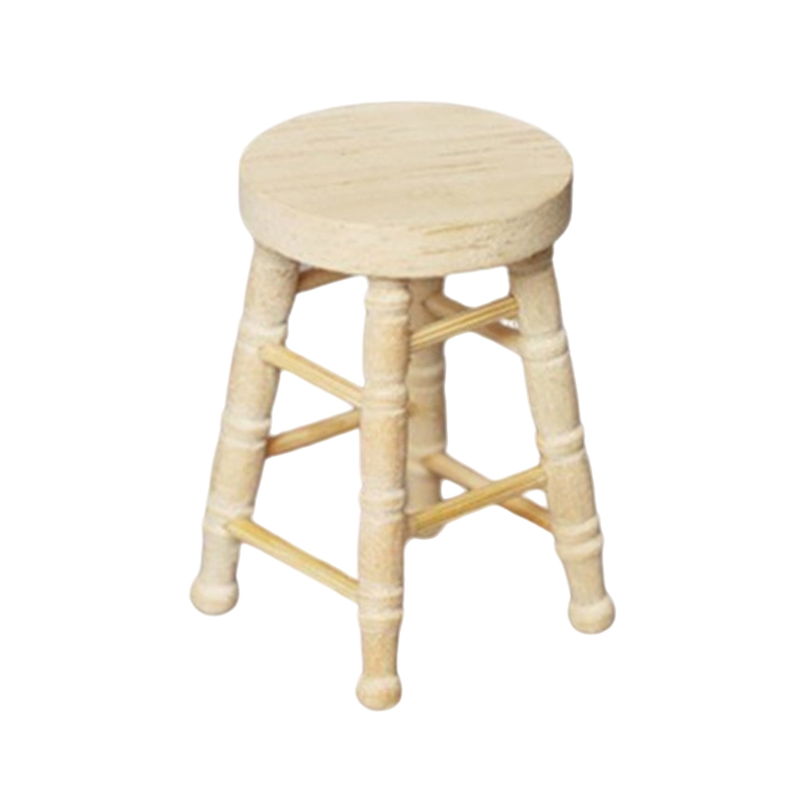 Stool Toy Figure Model Realistic Vintage Realistic Dolls House Pretend ...