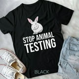 Stop Animal Testing Rabbit For Animal Rights Activist Unisex T-Shirt ...