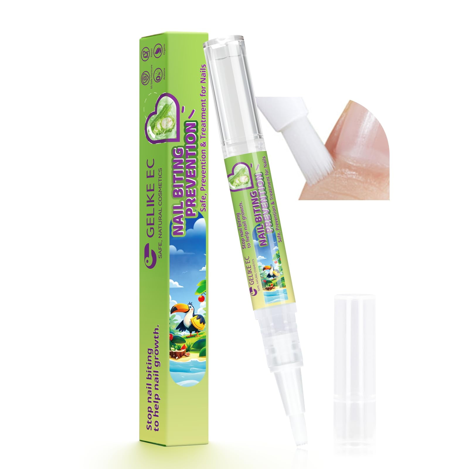 Stop Biting Nail Pen MMF7 for Kids 2-9 - Gelike EC Bitter Taste ...