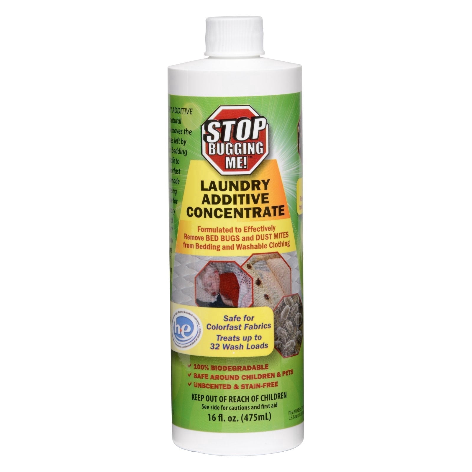 EcoClear Products, Bed Bug Laundry Additive, 16 fl oz, All-Natural ...