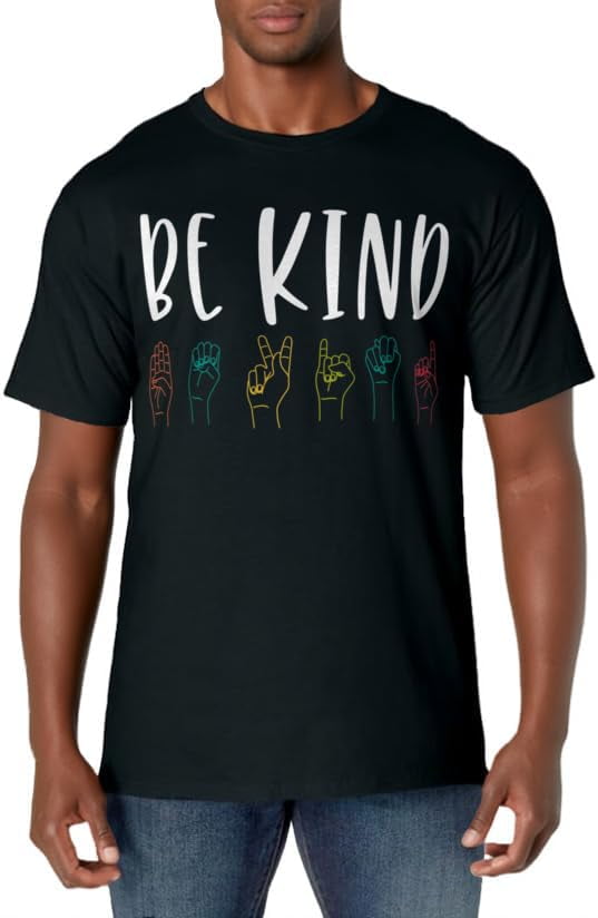 Stop Bullying Kindness Matters Be Kind Sign Language T-Shirt - Walmart.com