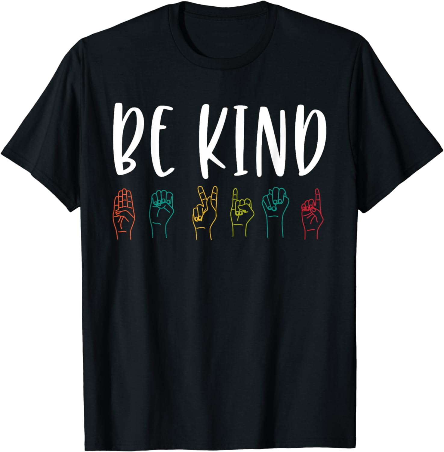 Stop Bullying Kindness Matters Be Kind Sign Language T-Shirt - Walmart.com