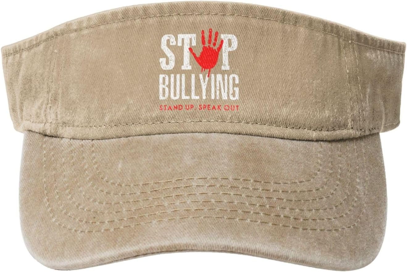 Unisex Stop Bullying Sun Visor Cap, Adjustable Empty Top Baseball Cap ...