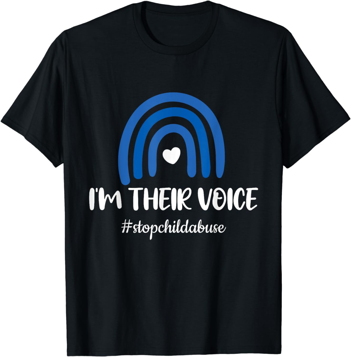 Stop Child Abuse Prevention Awareness Month T-Shirt - Walmart.com
