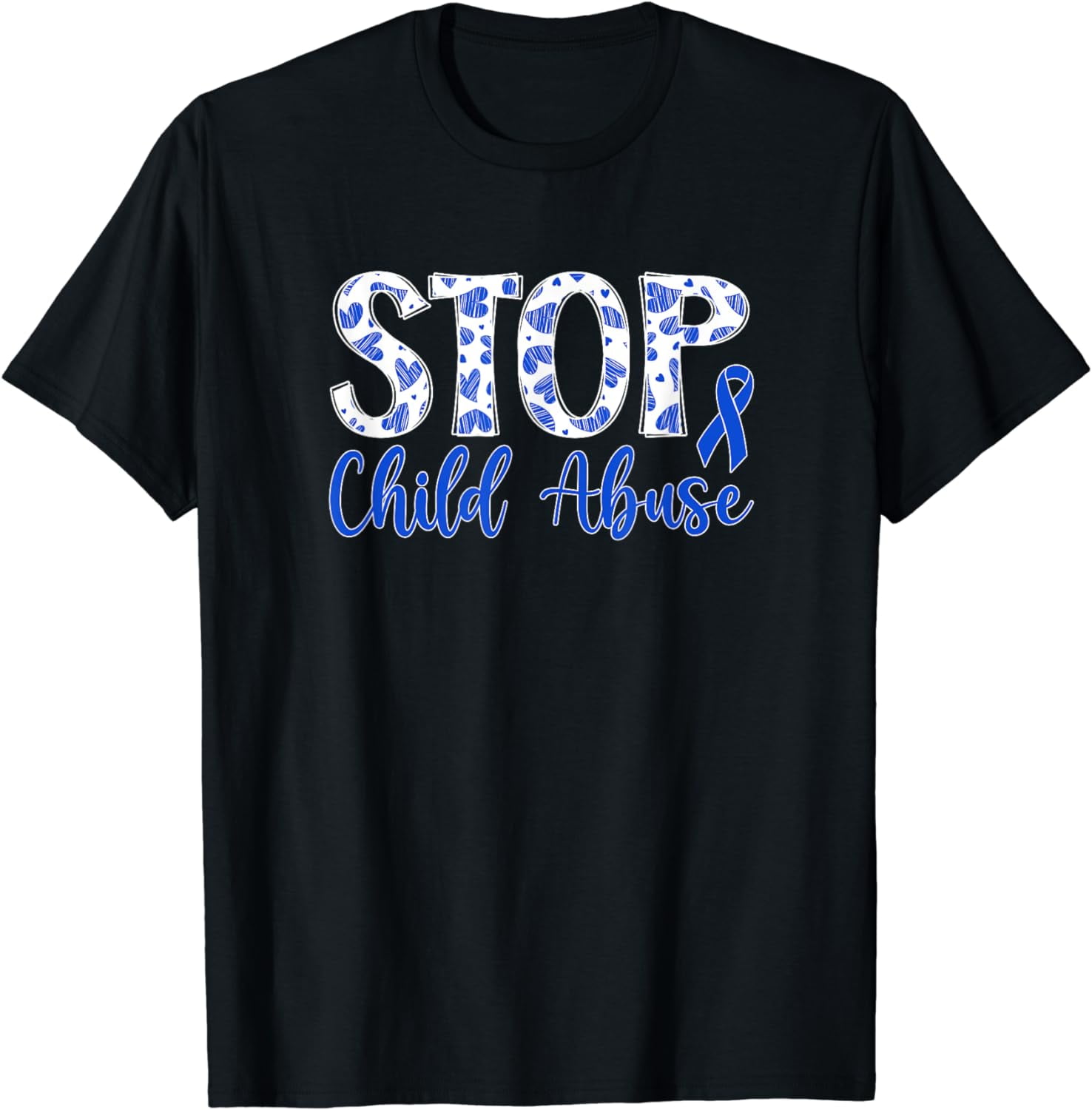 Stop Child Abuse Prevention Month Child Abuse Awareness T-Shirt ...
