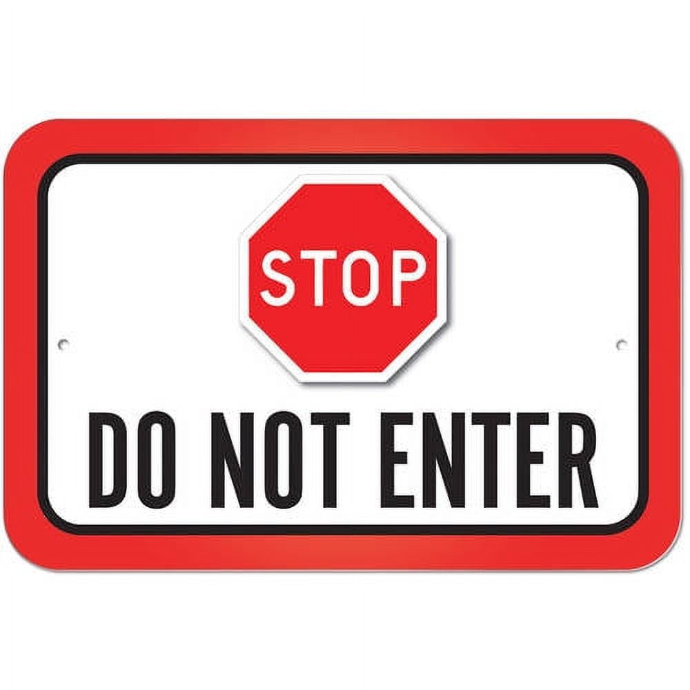 Stop Do Not Enter Sign - Walmart.com