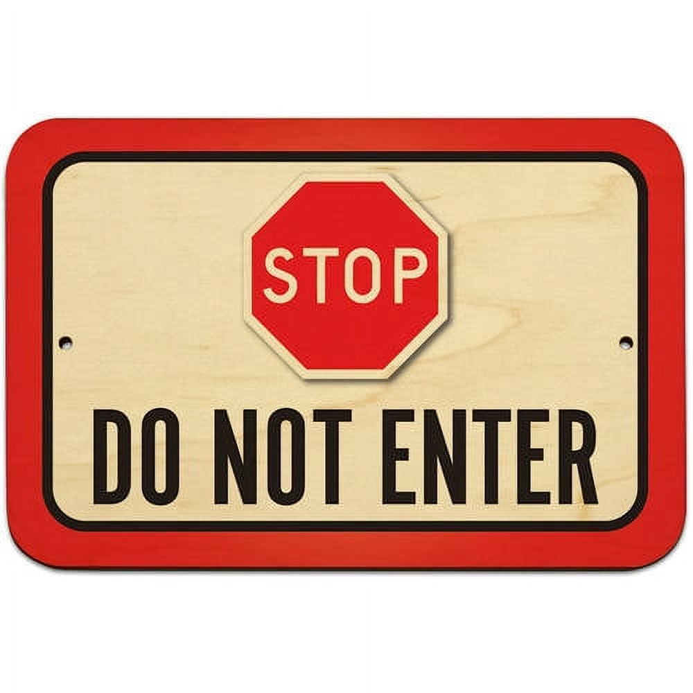 Stop Do Not Enter Sign - Walmart.com