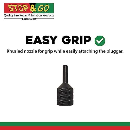Stop & Go 1001 28 Piece Tubeless Tire Pocket Plugger Repair Kit & CO2 ...