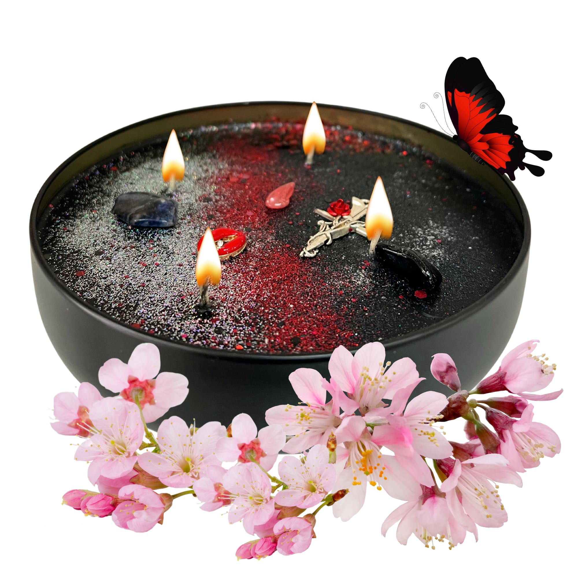 Stop Gossip Candle 16 oz Spiritual Cleansing, Coconut Wax with Cherry ...