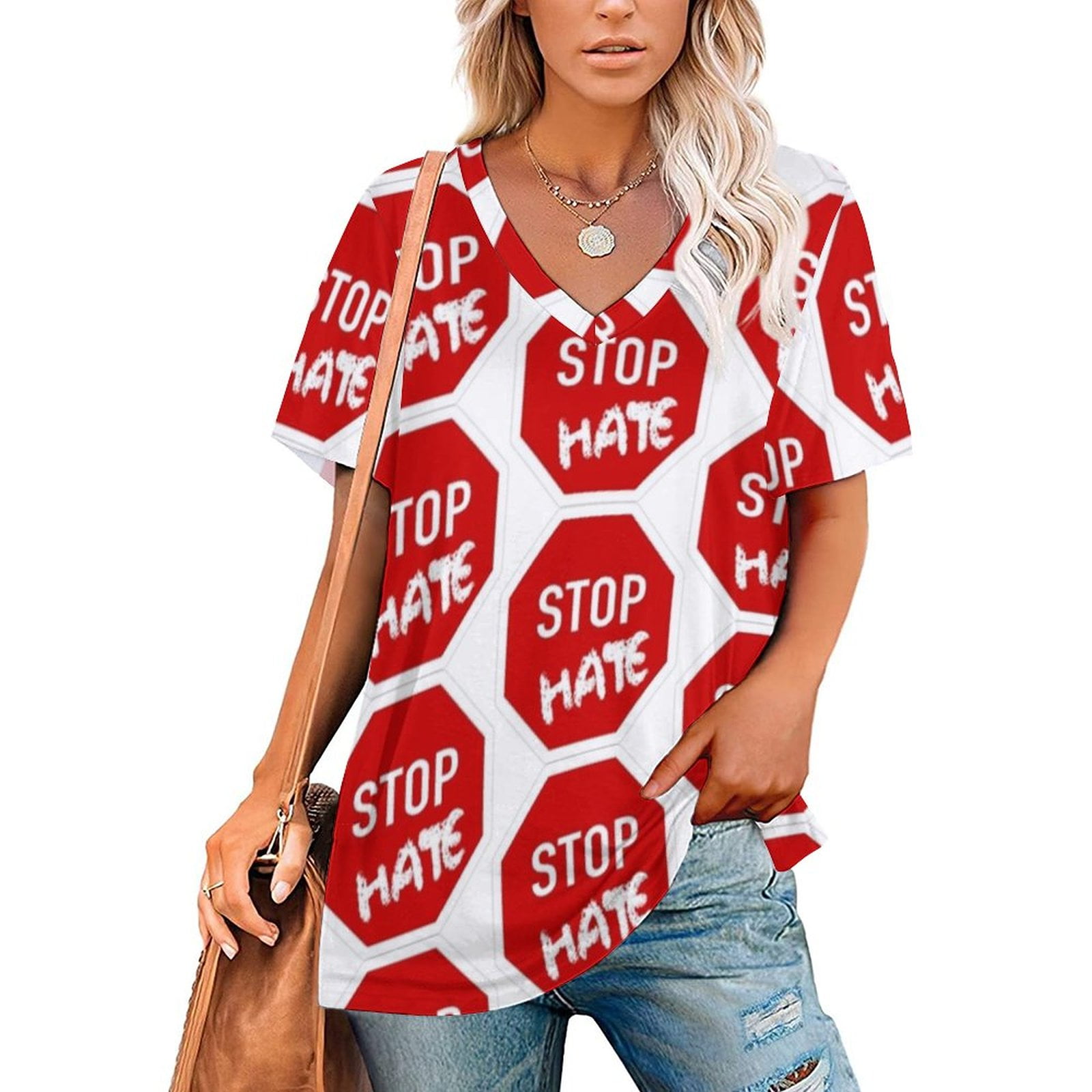 Stop Hate Street Sign ~ Traffic Stop Sign With Word " Hate " In Ruffle ...