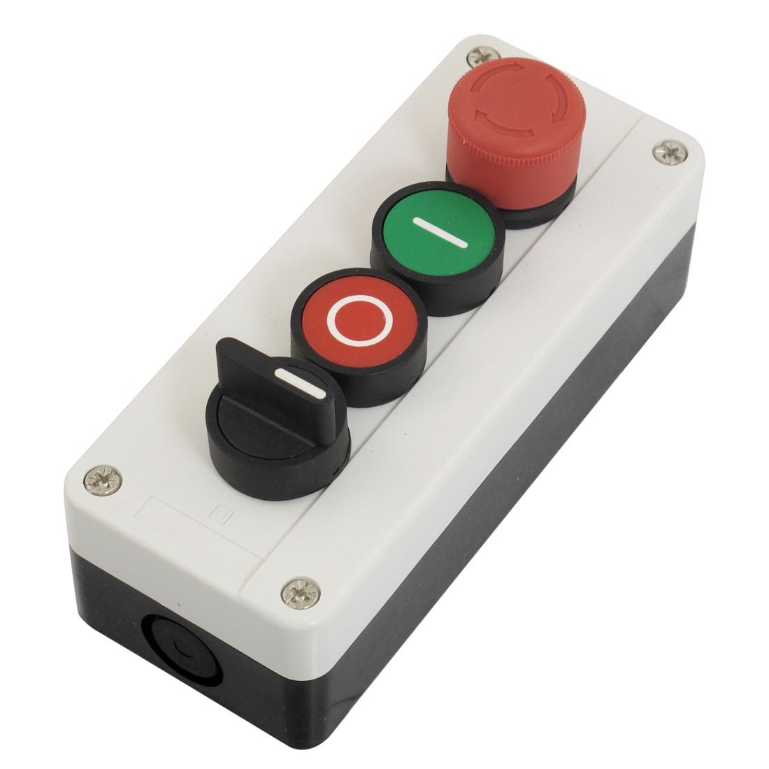 Stop Momentary 2 NO 3-Position Selector Push Button Switch - Walmart.com