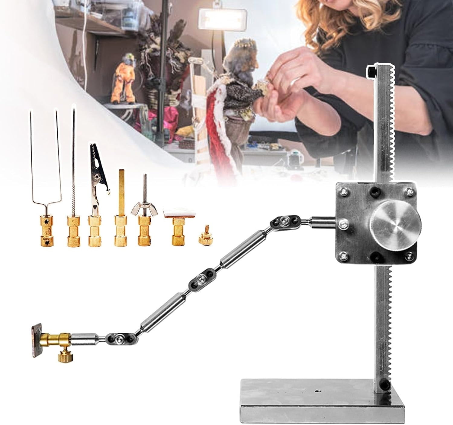 Stop Motion Animation Figures Motion kit with 25cm Stainless Steel Rig ...