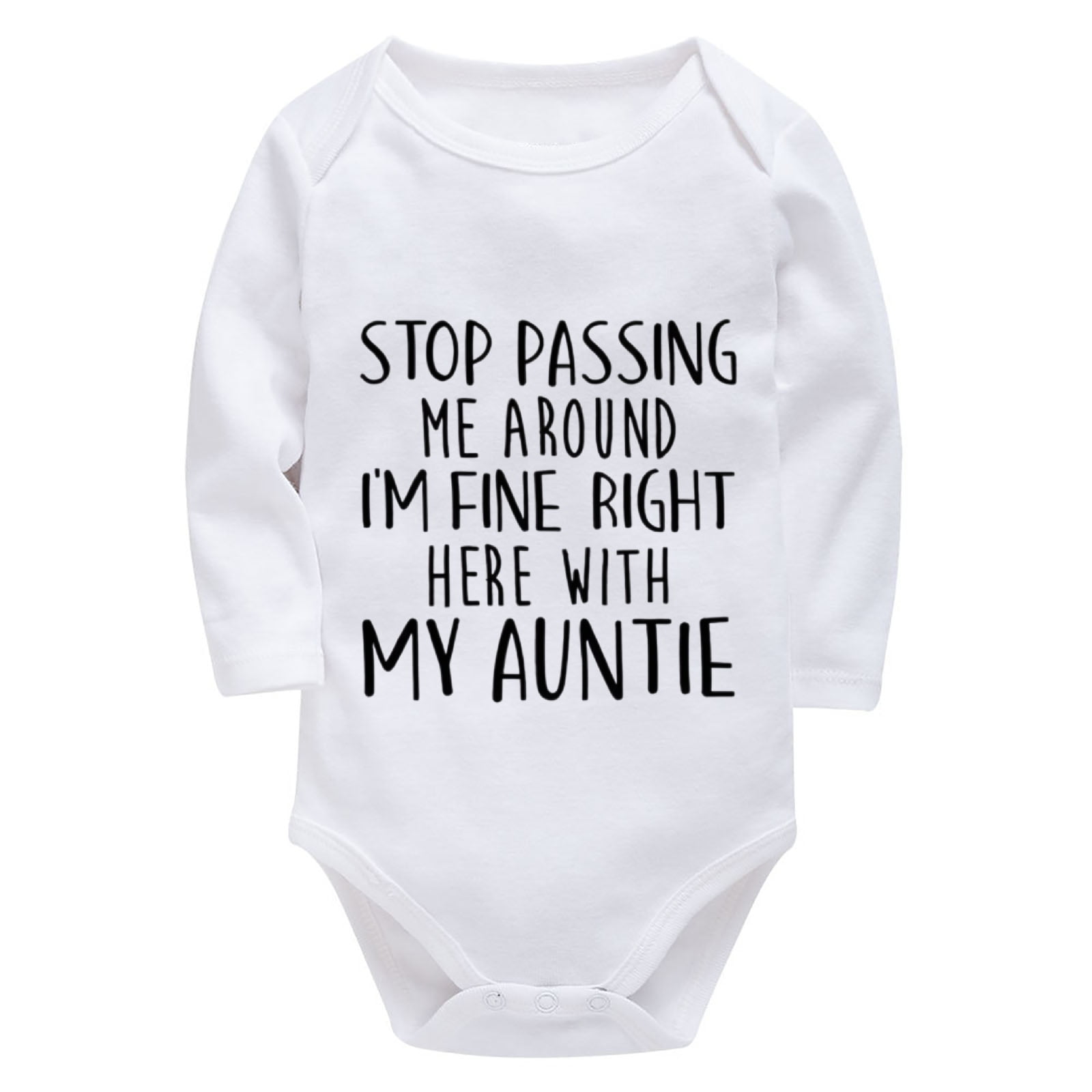 Stop Passing Me Around My Auntie Loves Me Newborn Girl Outfits for ...