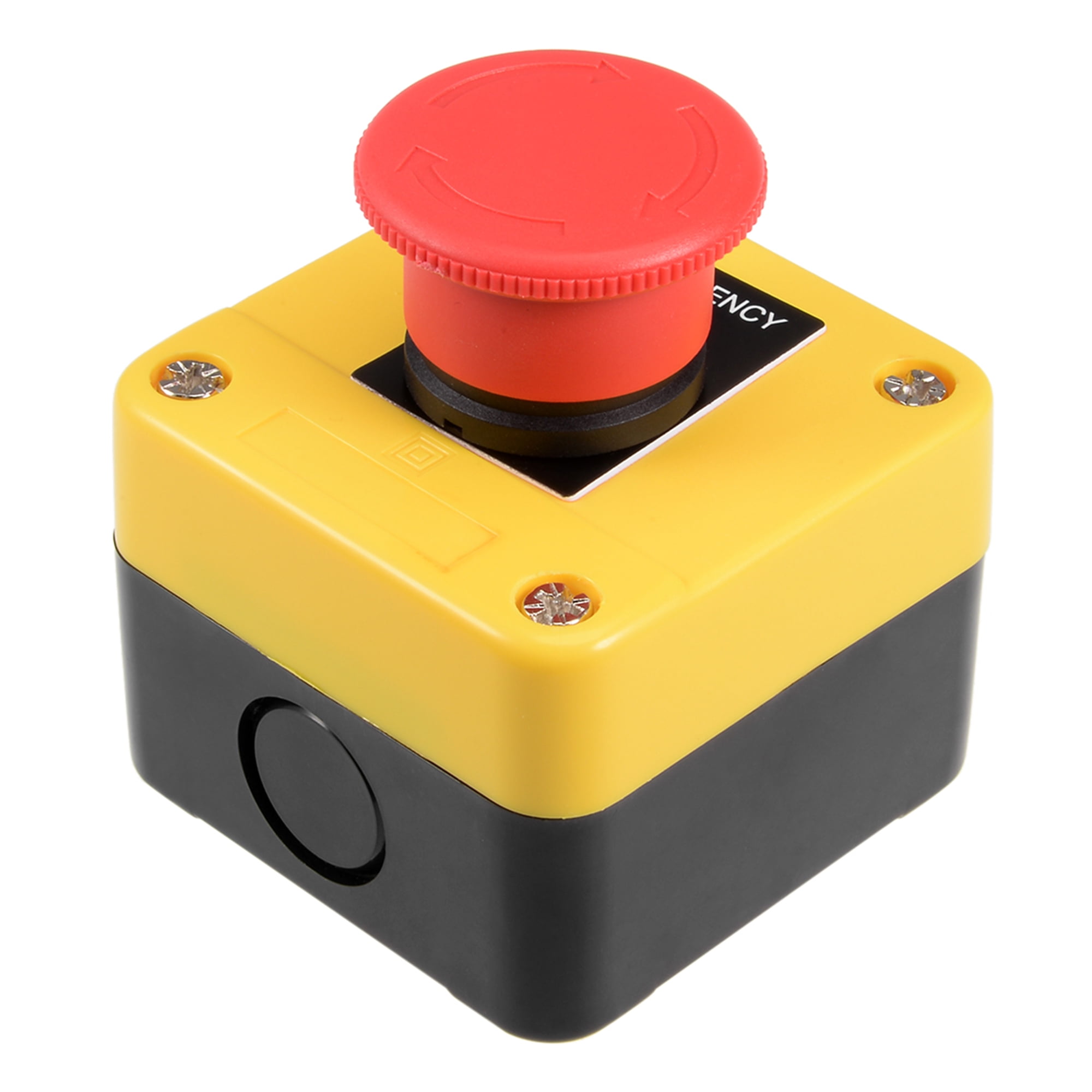 Stop Plastic Box Cover Push Button Switch Self Locking - Walmart.com