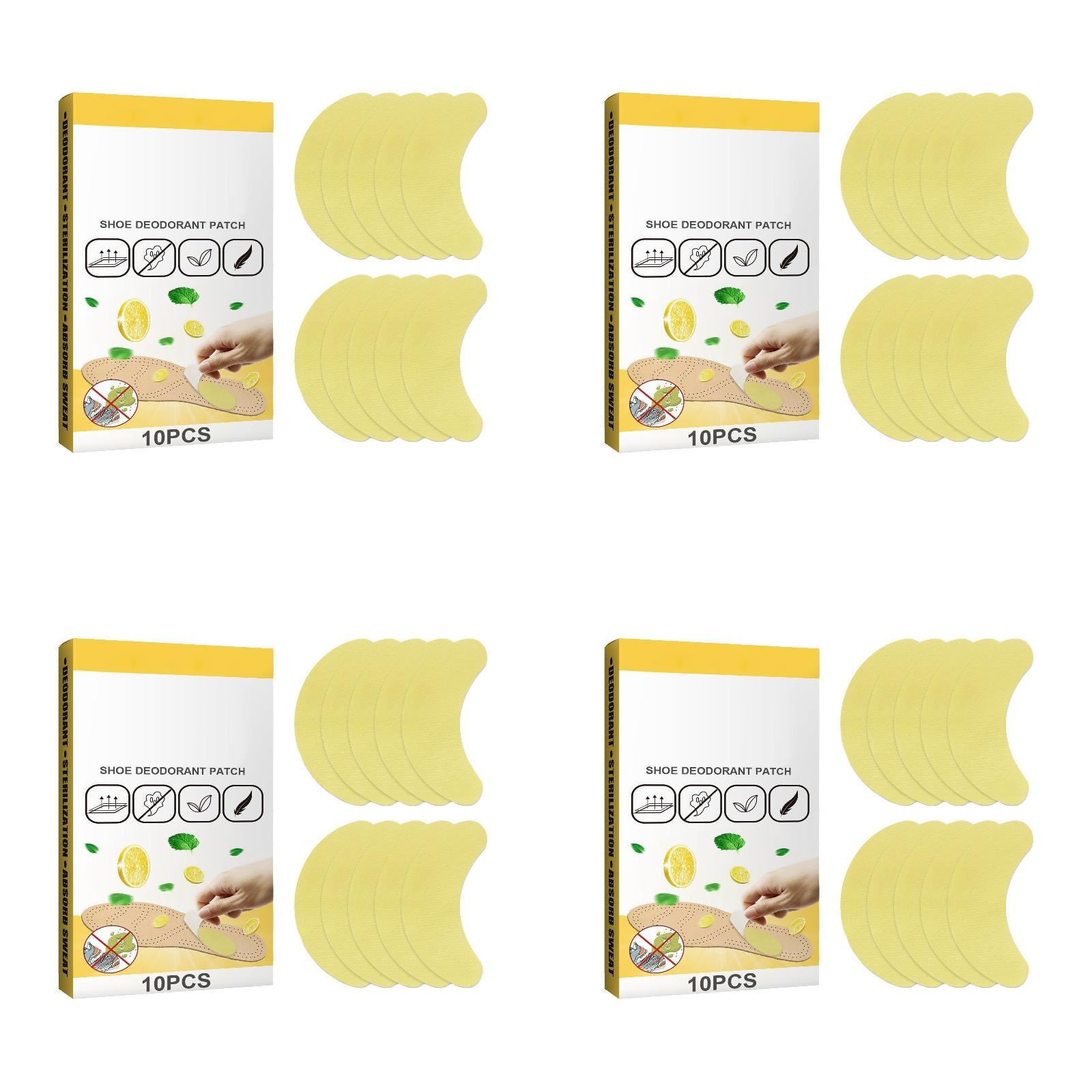 Stop Shoe Odor Shoe Deo Dorant Patch. Refreshes Shoe With NATURAL ...