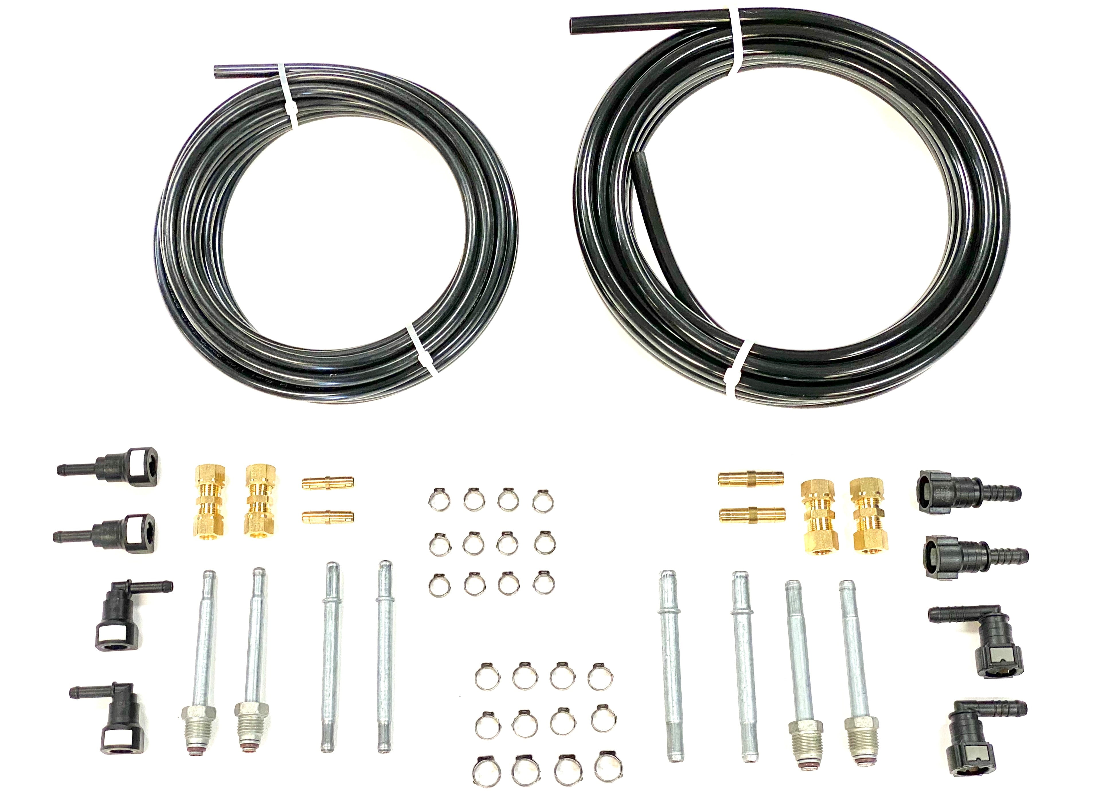 The Stop Shop Nylon or Steel Fuel Line Replacement Kit. Fittings ...