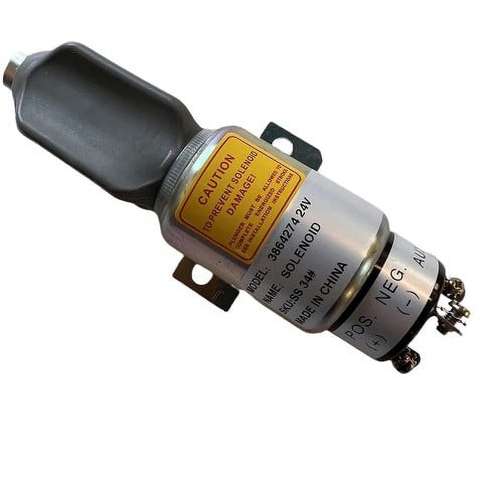 Stop Shutoff Solenoid 3864274 24V for For Cummins 1700-2536,1751 ...
