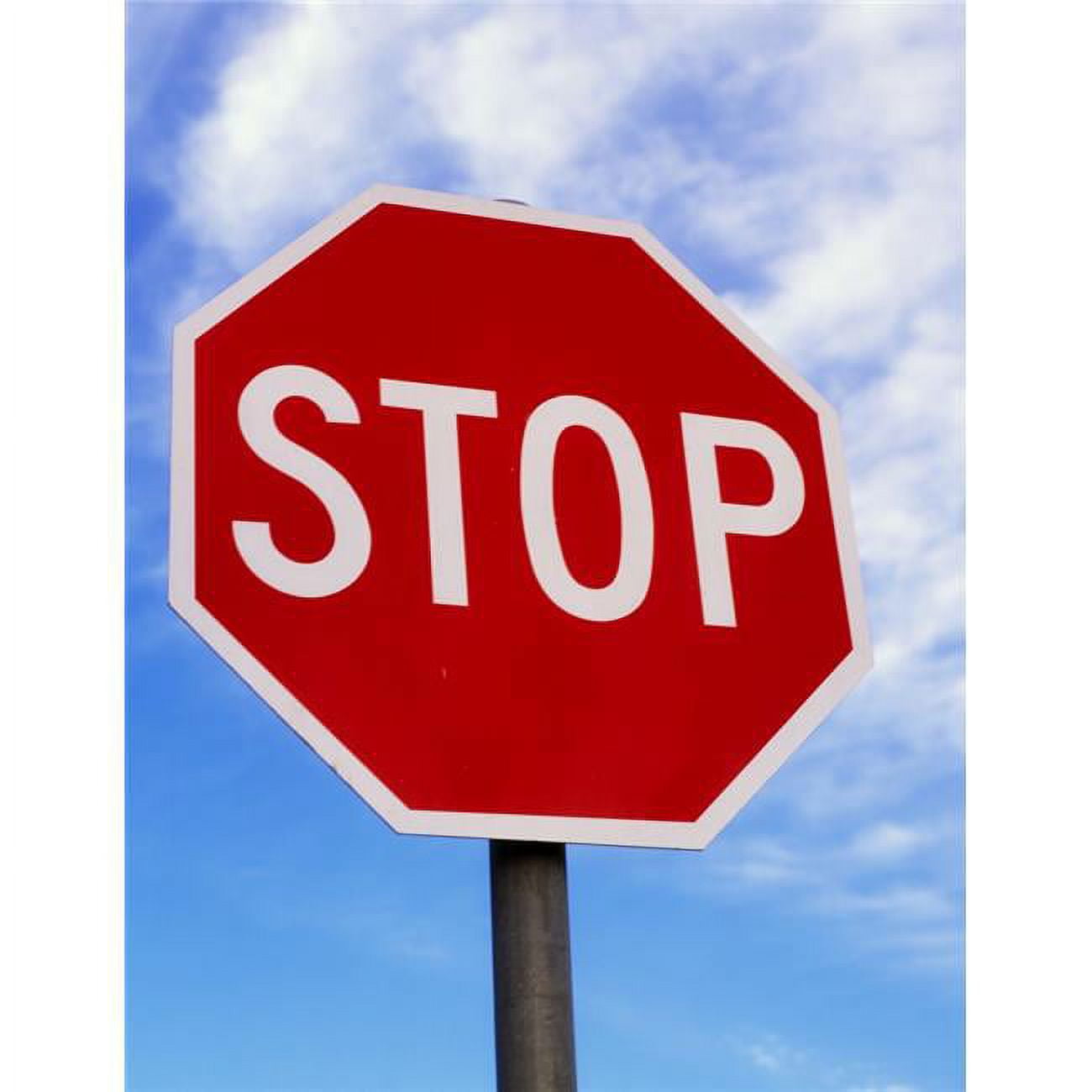 Stop Sign - Ireland Poster Print - Walmart.com