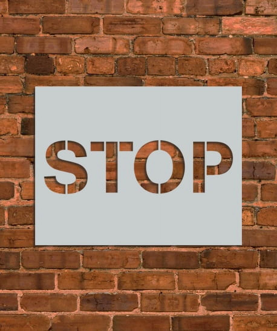 Stop Sign Stencil - Walmart.com