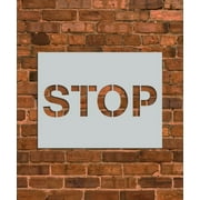 Stop Sign Stencil