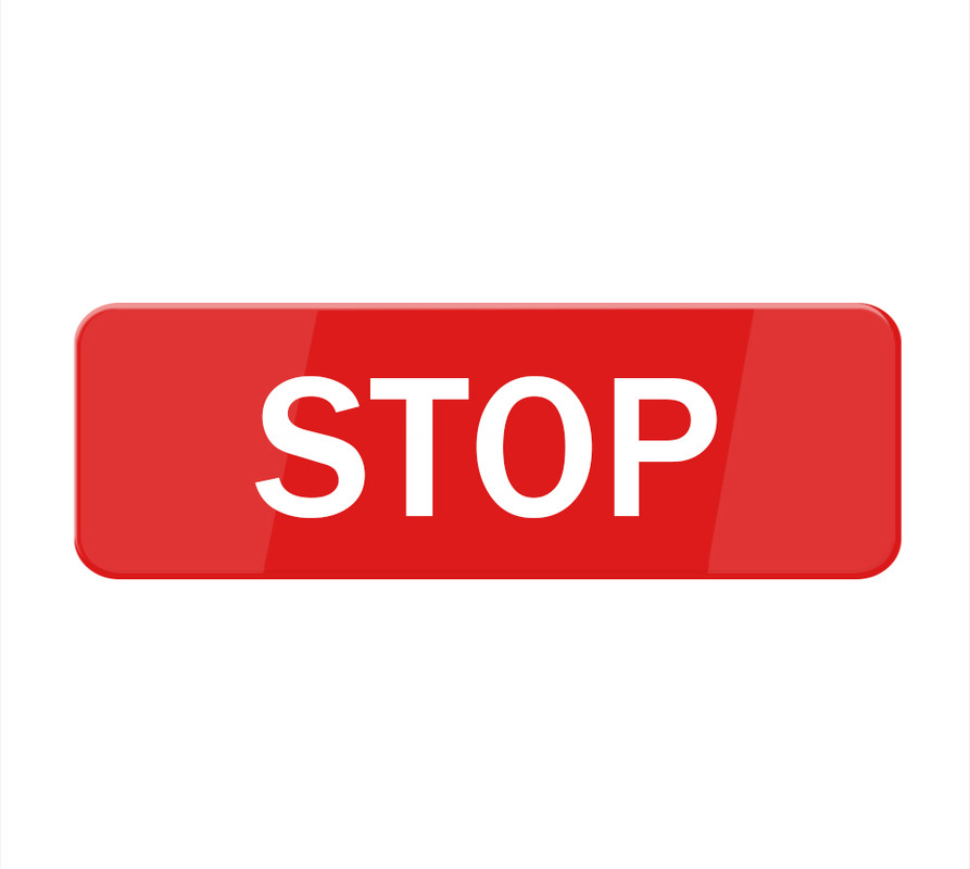 Stop Sign Stickers, 10X3 Inch Acrylic Plaque With Strong Adhesives For ...