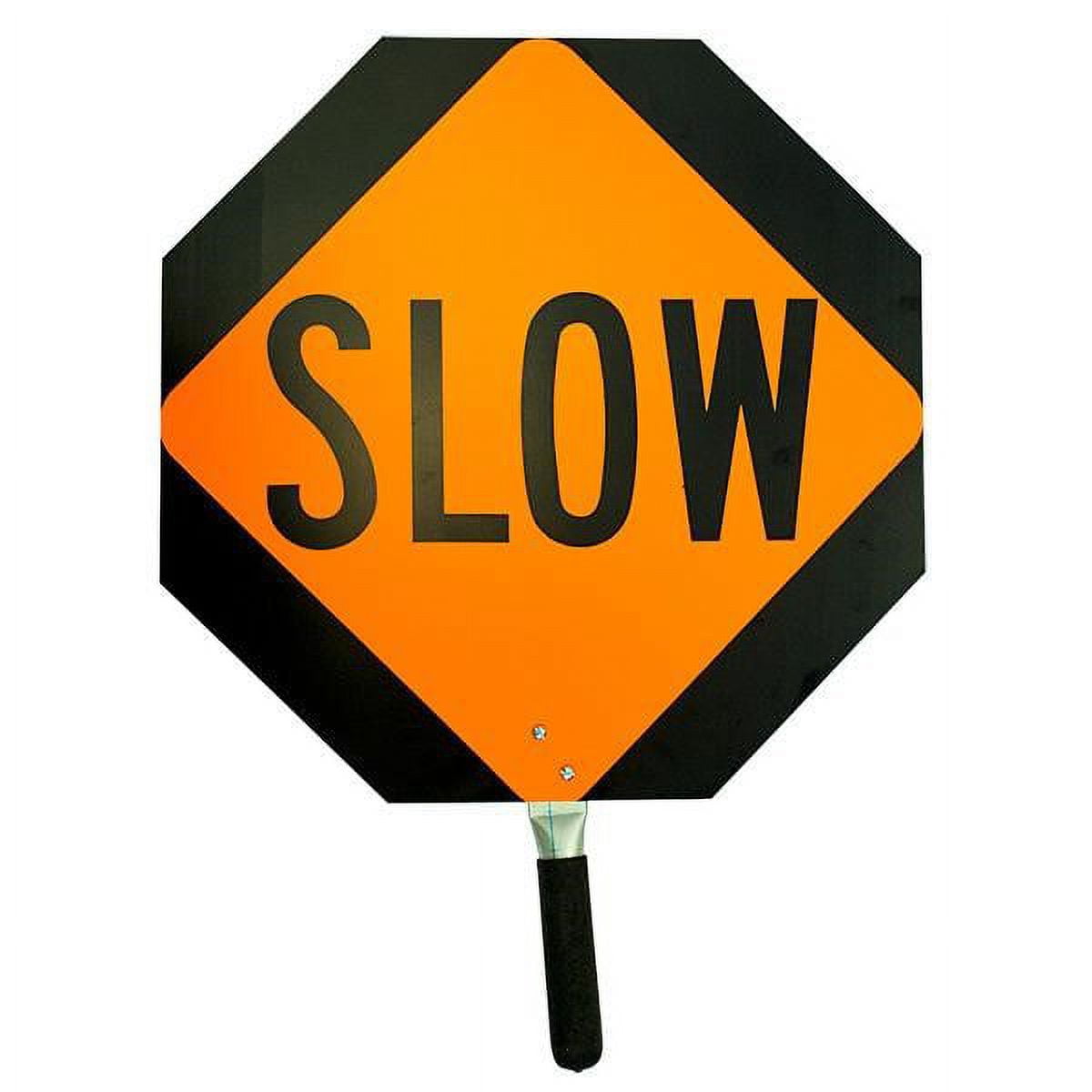 Stop/Slow Traffic Paddle, Aluminum (6 Units) - Walmart.com