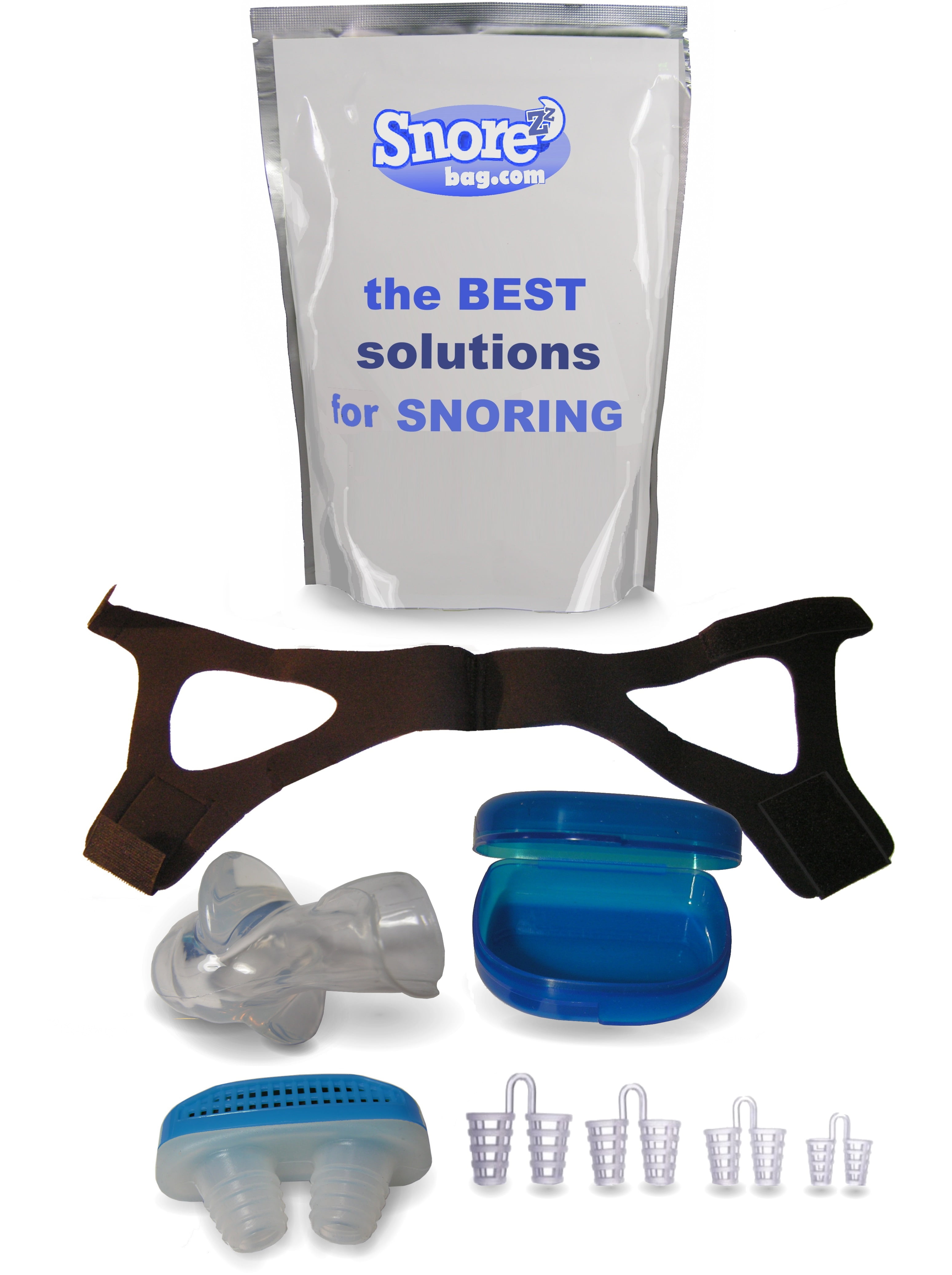 Stop Snoring Aids: 4 Anti-Snore Solutions: Tongue Retainer, Nasal ...