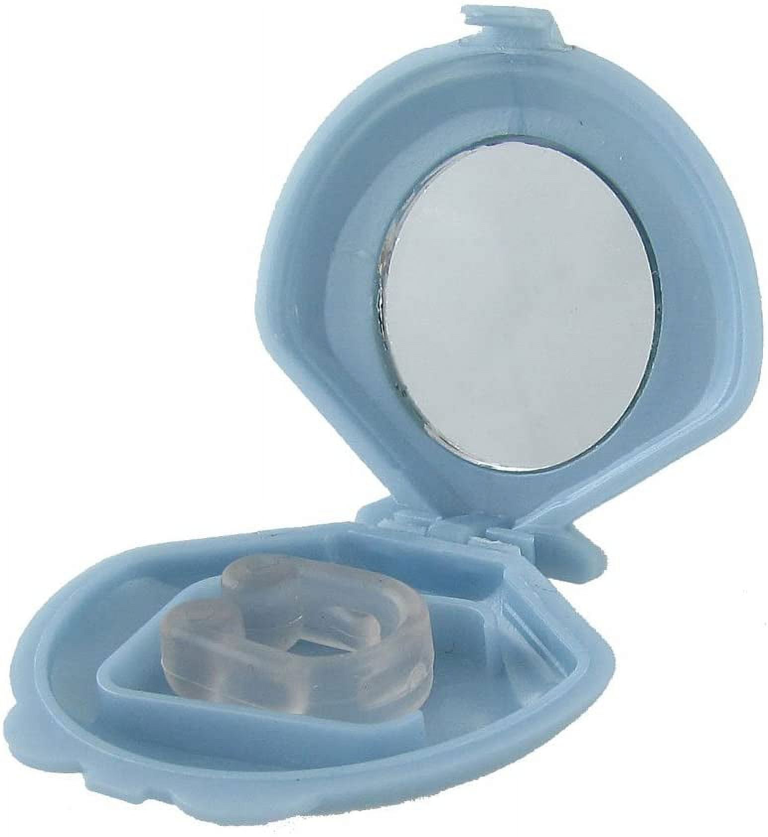 Stop Snoring Device Anti Snore Night Sleep Aid w Blue Shell Shaped Case ...