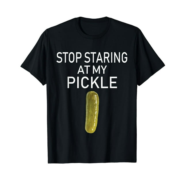 Stop Staring At My Pickle Dirty Adult Halloween Costume Idea Short ...