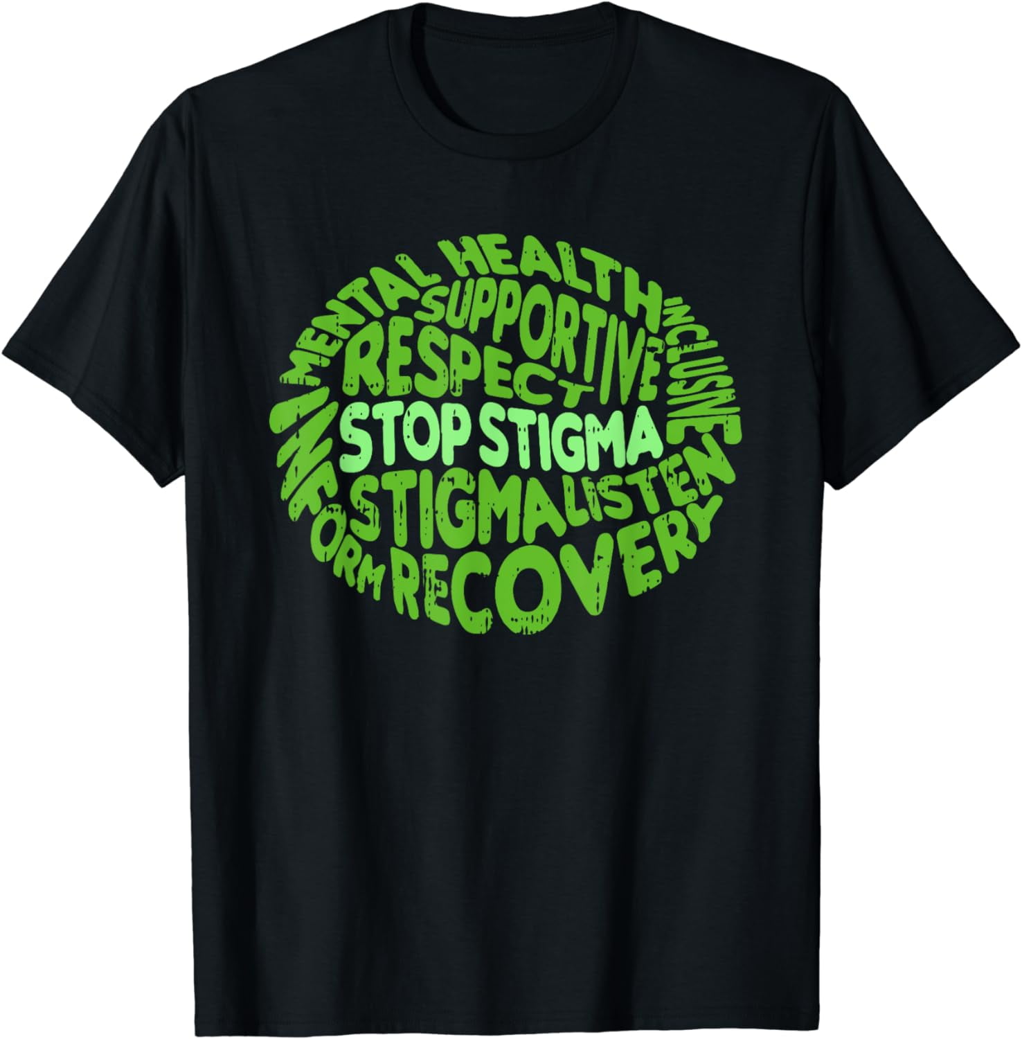 Stop Stigma Mental Health Awareness Warrior Counselor T-Shirt - Walmart.com