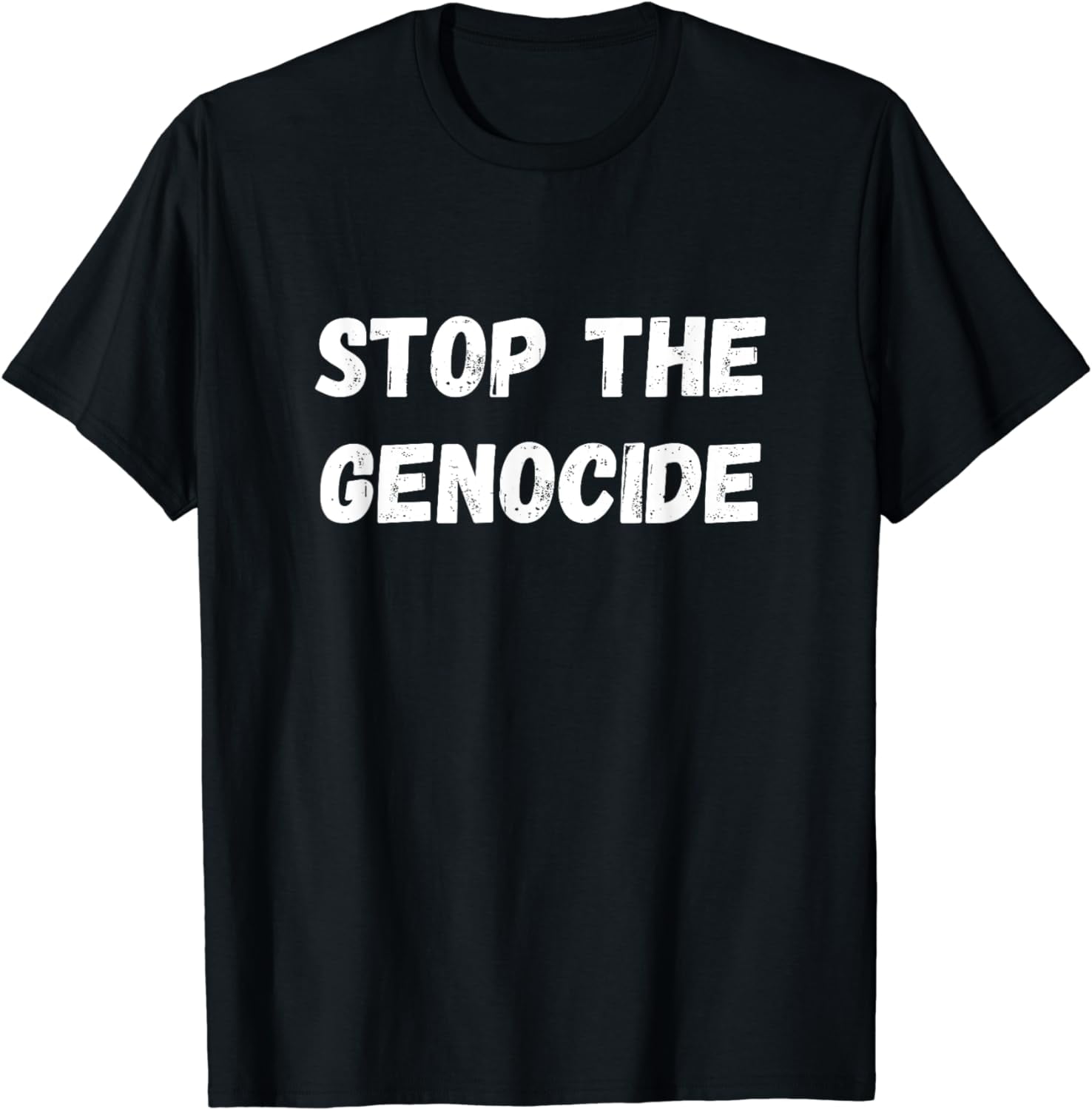 Stop The Genocide We Are All People Equal Sad World Peace T-Shirt ...