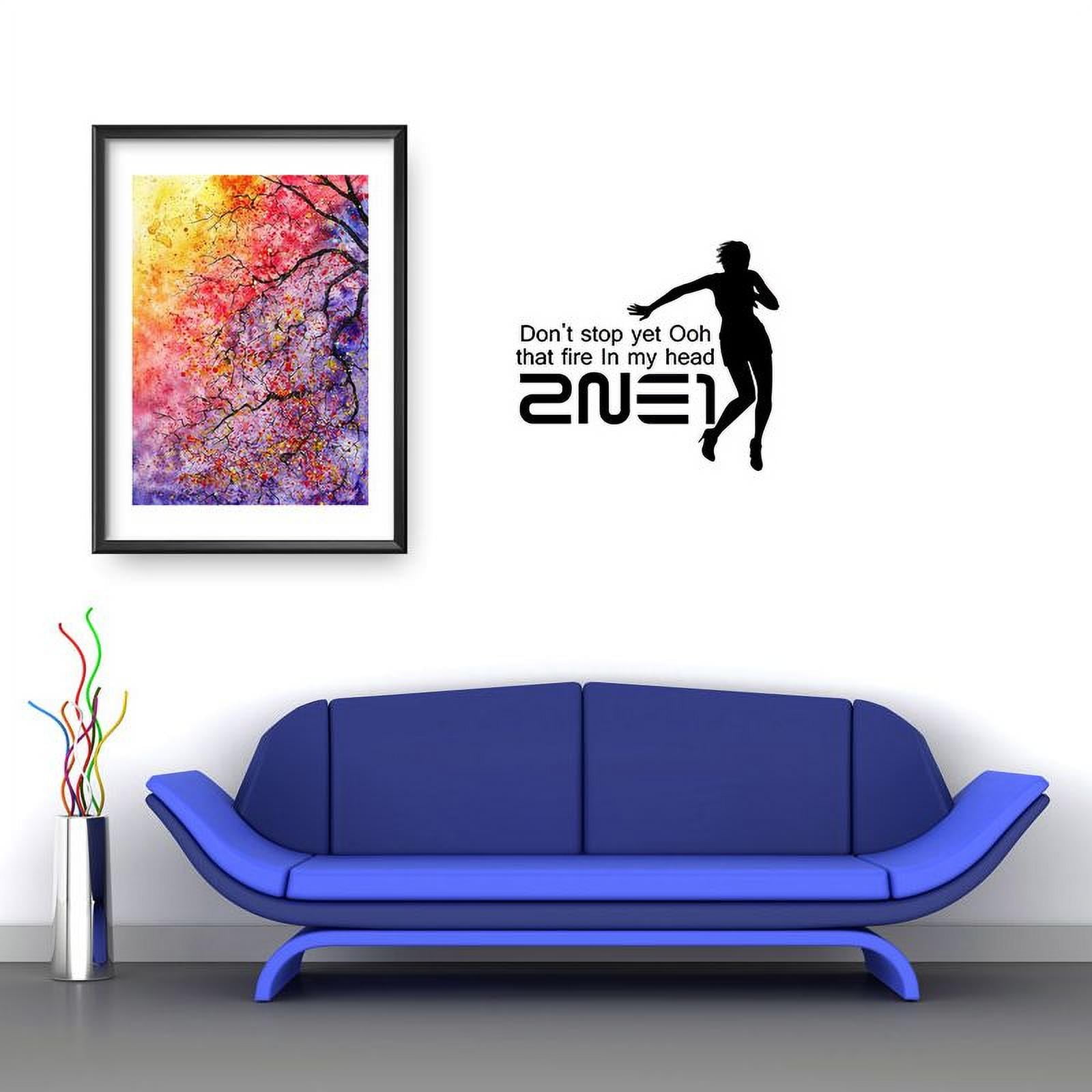 Don't Stop Yet 2NE1 KPOP Band Wall Decals Music Artist Song Lyrics ...