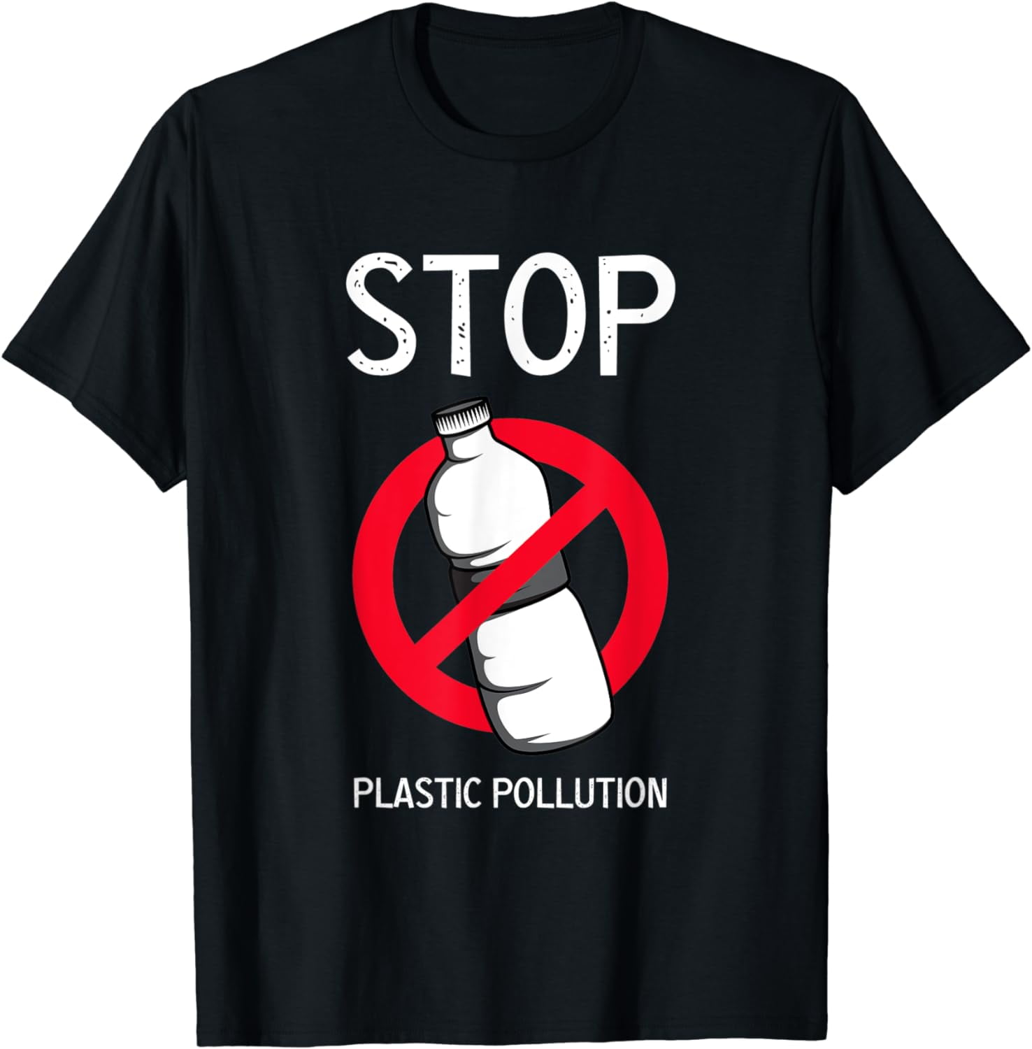 Stop plastic pollution Environmentalist T-Shirt - Walmart.com