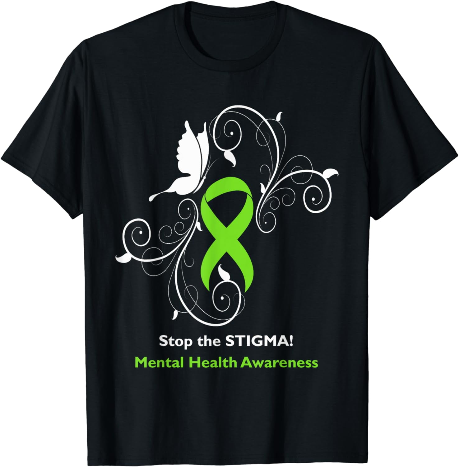 Stop the Stigma - Mental Health Awareness T-shirt - Walmart.com