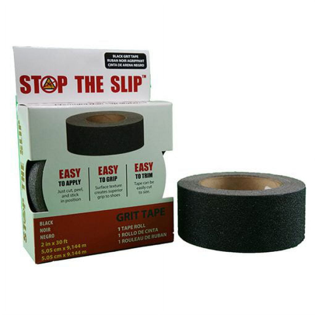 Stop the slip Grit tape Black 2 inch - Walmart.com