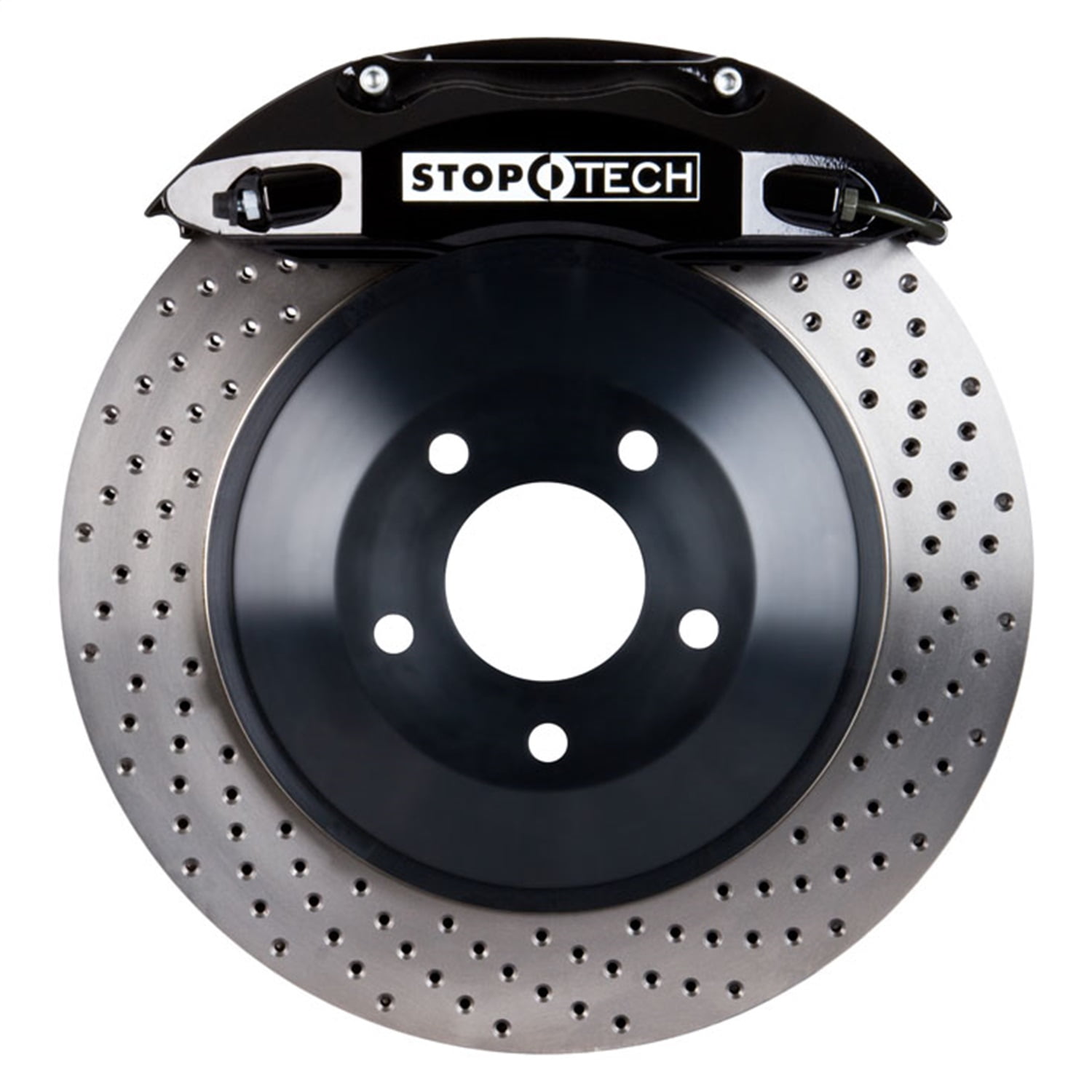 StopTech 09 Dodge Challenger R/T 350 Rear 1PC Touring BBK w/ Black ST ...