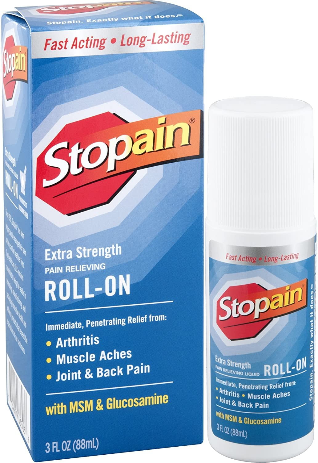 Stopain Extra Strength Joint Medicine, Muscle Gel Medication, MSM ...