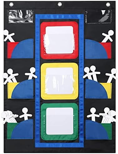 Stoplight Behavior Chart for Classroom Behavior Pocket Chart with 36 ...