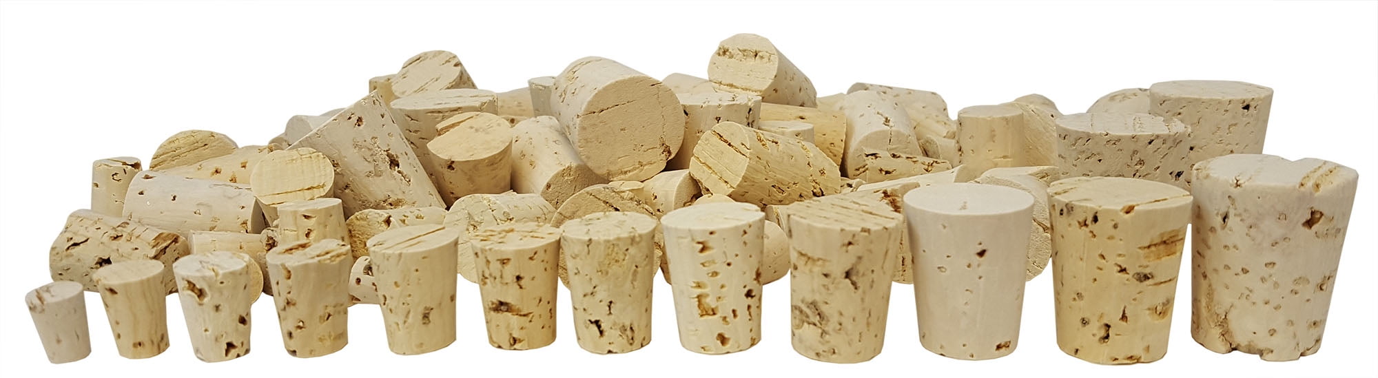 Stopper Cork, Assorted Sizes 0-11, Lab Grade - Walmart.com