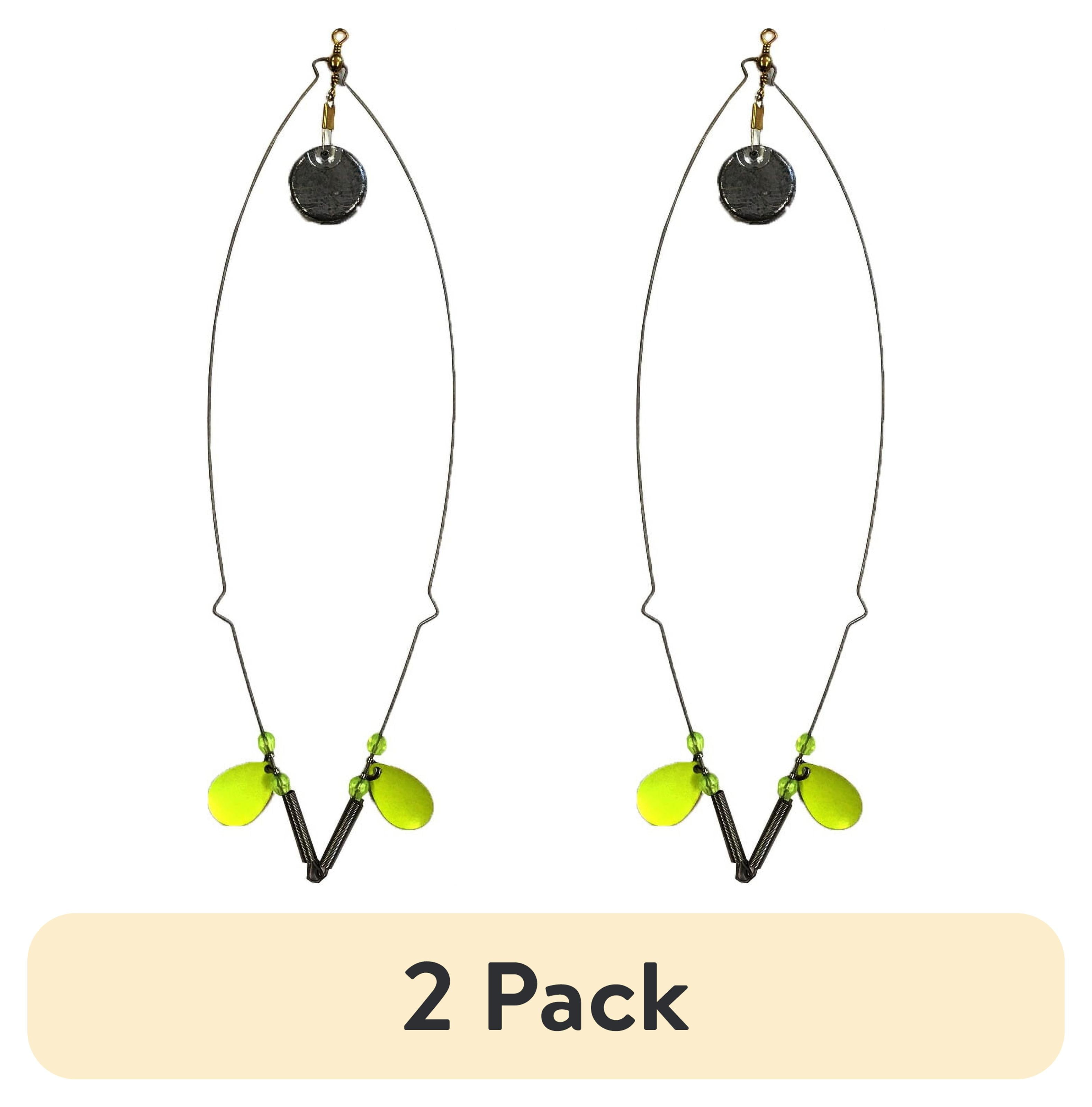(2 pack) Stopper Lures Weighted Wire Spreader Perch Rig Fishing ...