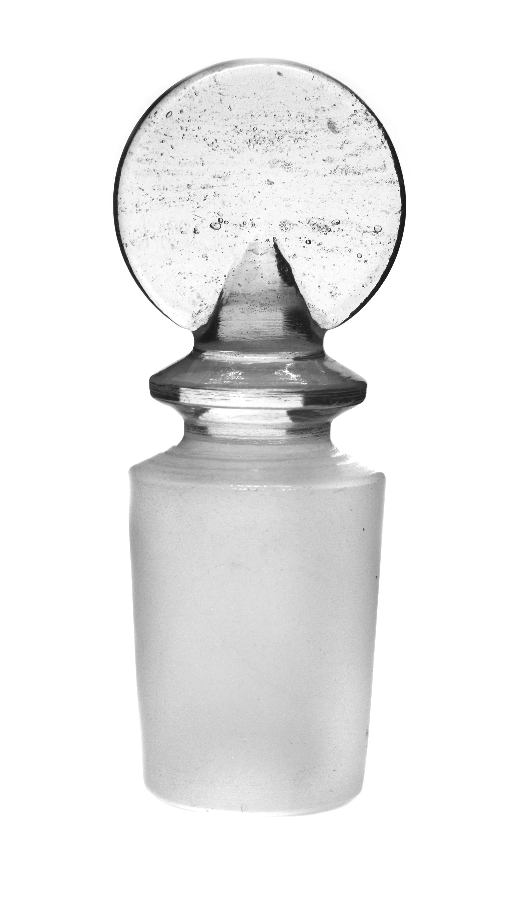 Stopper - Penny Head, Solid Cone, Made of Borosilicate Glass, Size 24/ ...