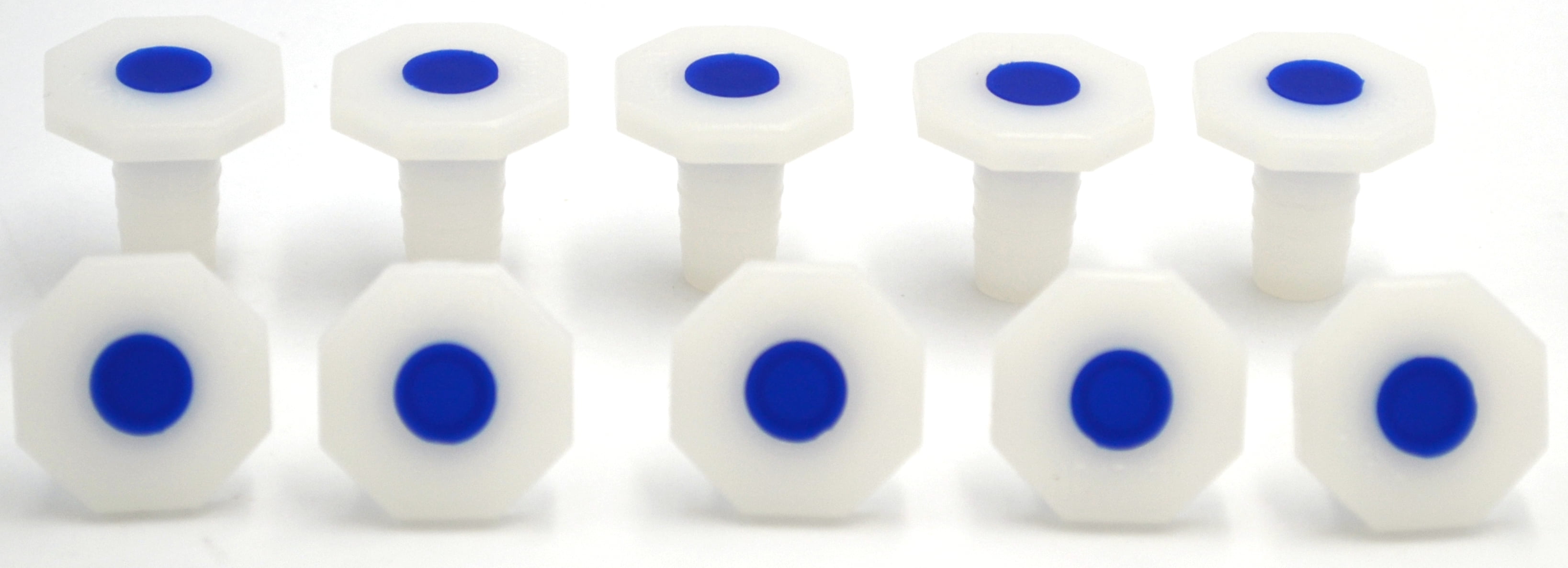 Stopper - Polypropylene - 12/21 Socket Size - 10 Pack - Walmart.com
