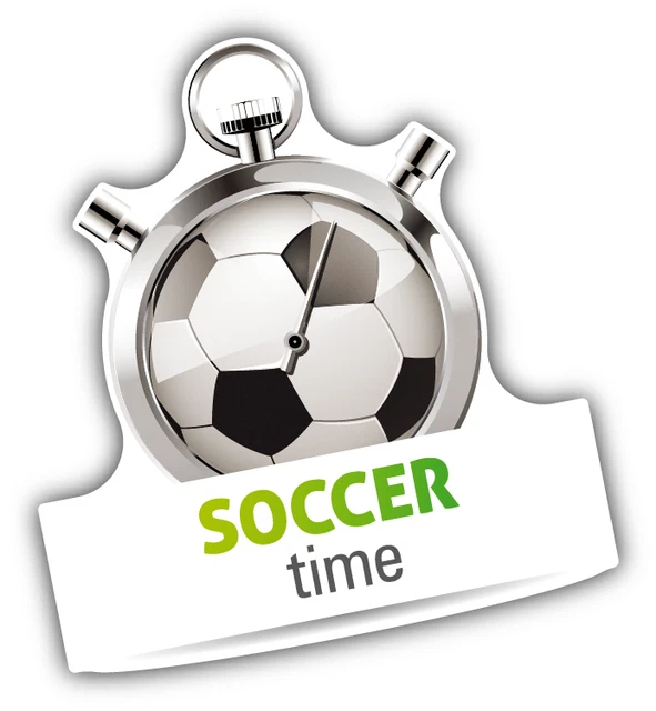Stopwatch Soccer Time Car Sticker Phone Decal Water Bottle Stickers Car ...