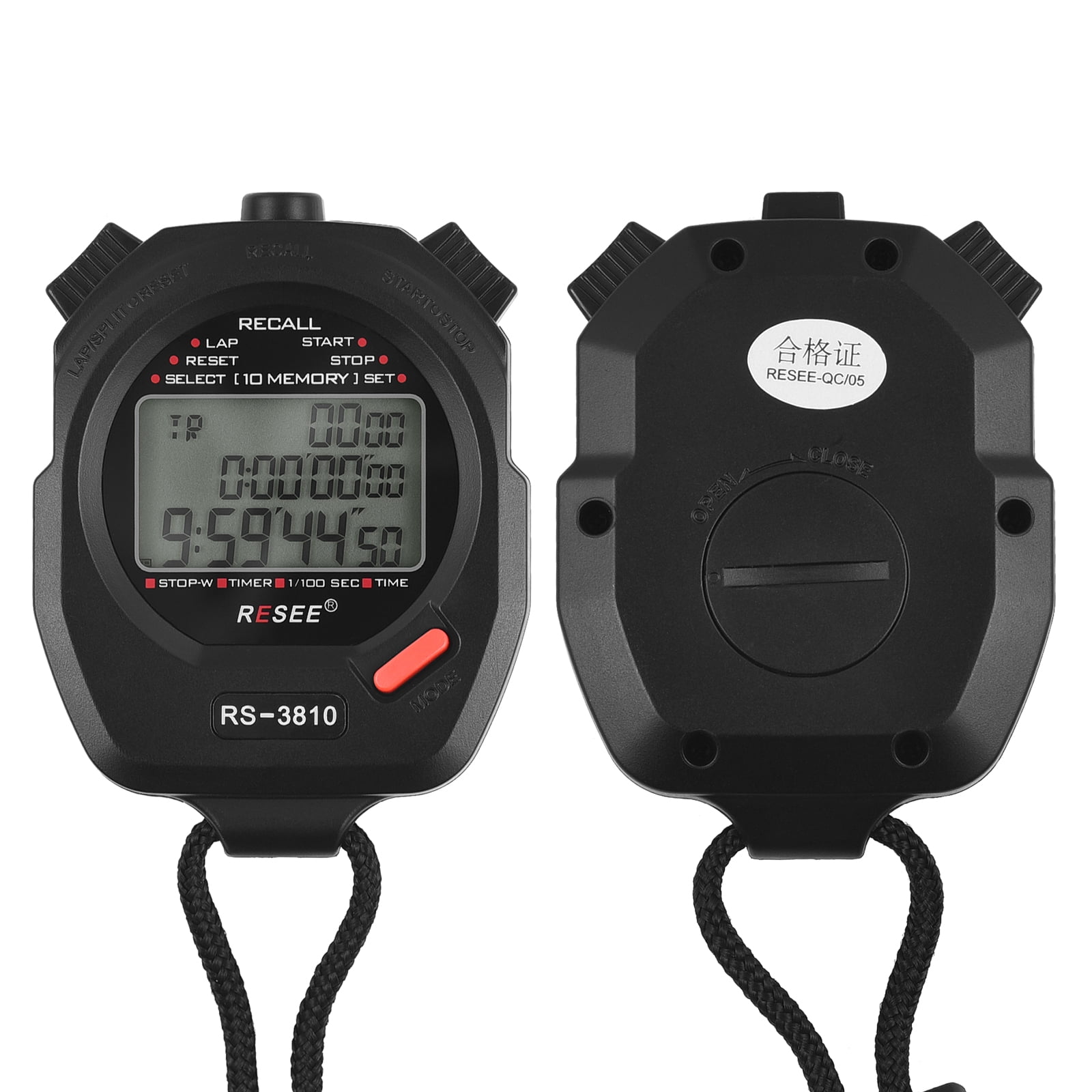 Stopwatch,Stopwatch 3 Rows Twirltide Stopwatch Display Screen Stopwatch ...