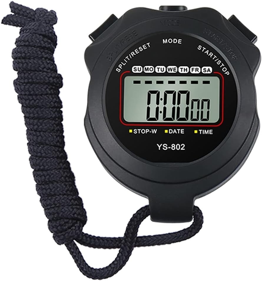 Digital Lap Split Stopwatch with Clock Calendar Alarm - Walmart.com