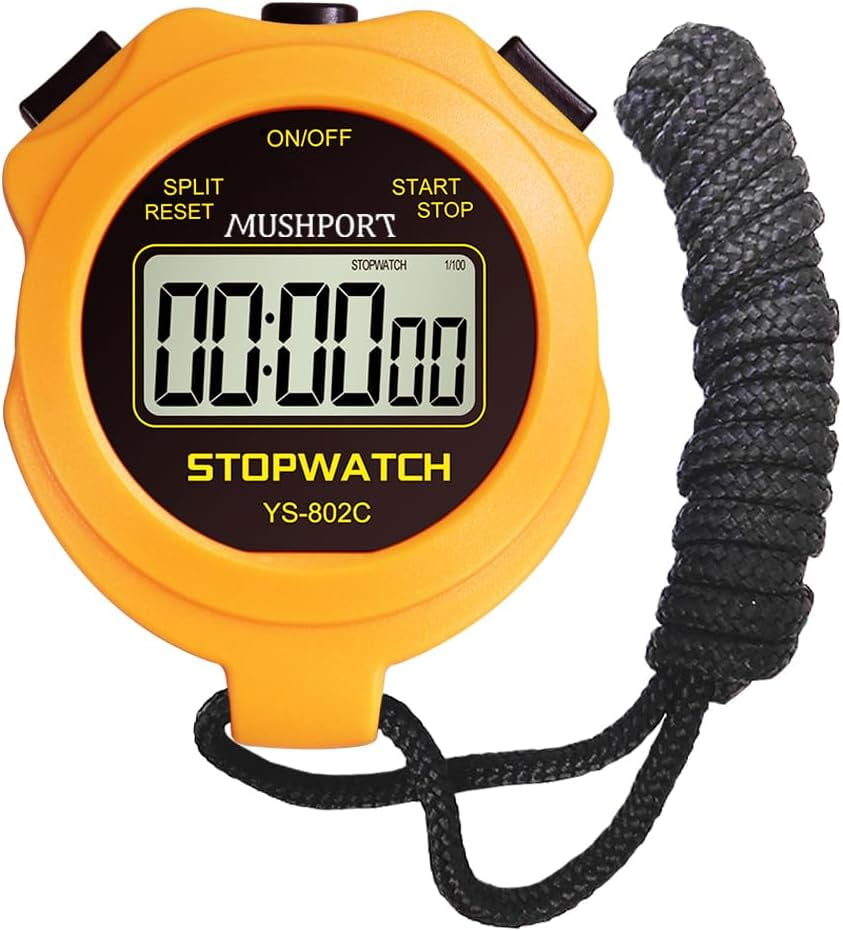 Stopwatch Timer Only Stopwatch Mode, ON/Off Silent Simple Operation, Without Clock Date ...