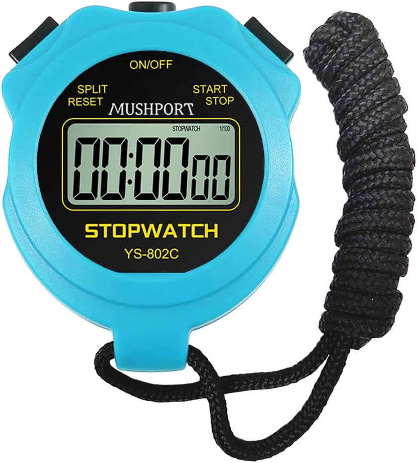 Stopwatch Timer Only Stopwatch Mode, ON/Off Silent Simple Operation, Without Clock Date ...