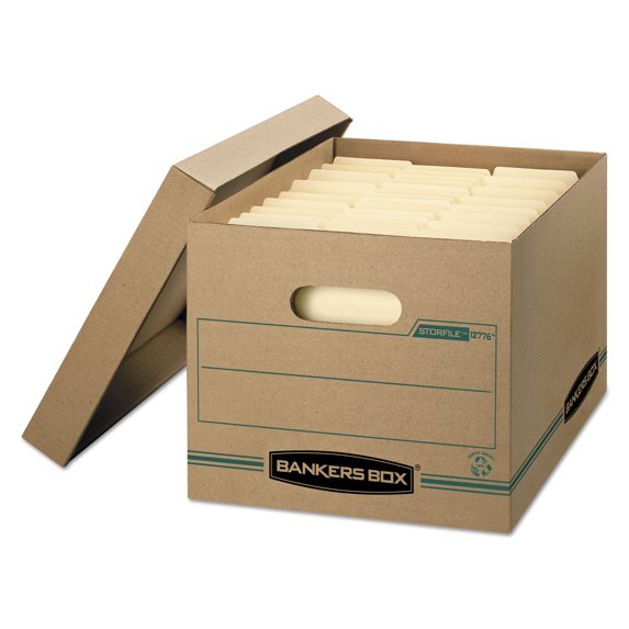 Bankers Box Stor/File Basic-Duty File Storage Box, Letter/Legal Size ...